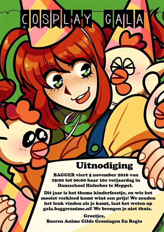 BAGGER Cosplay Gala 2016 gaat kinderfeestje worden - AVO Magazine – One ...