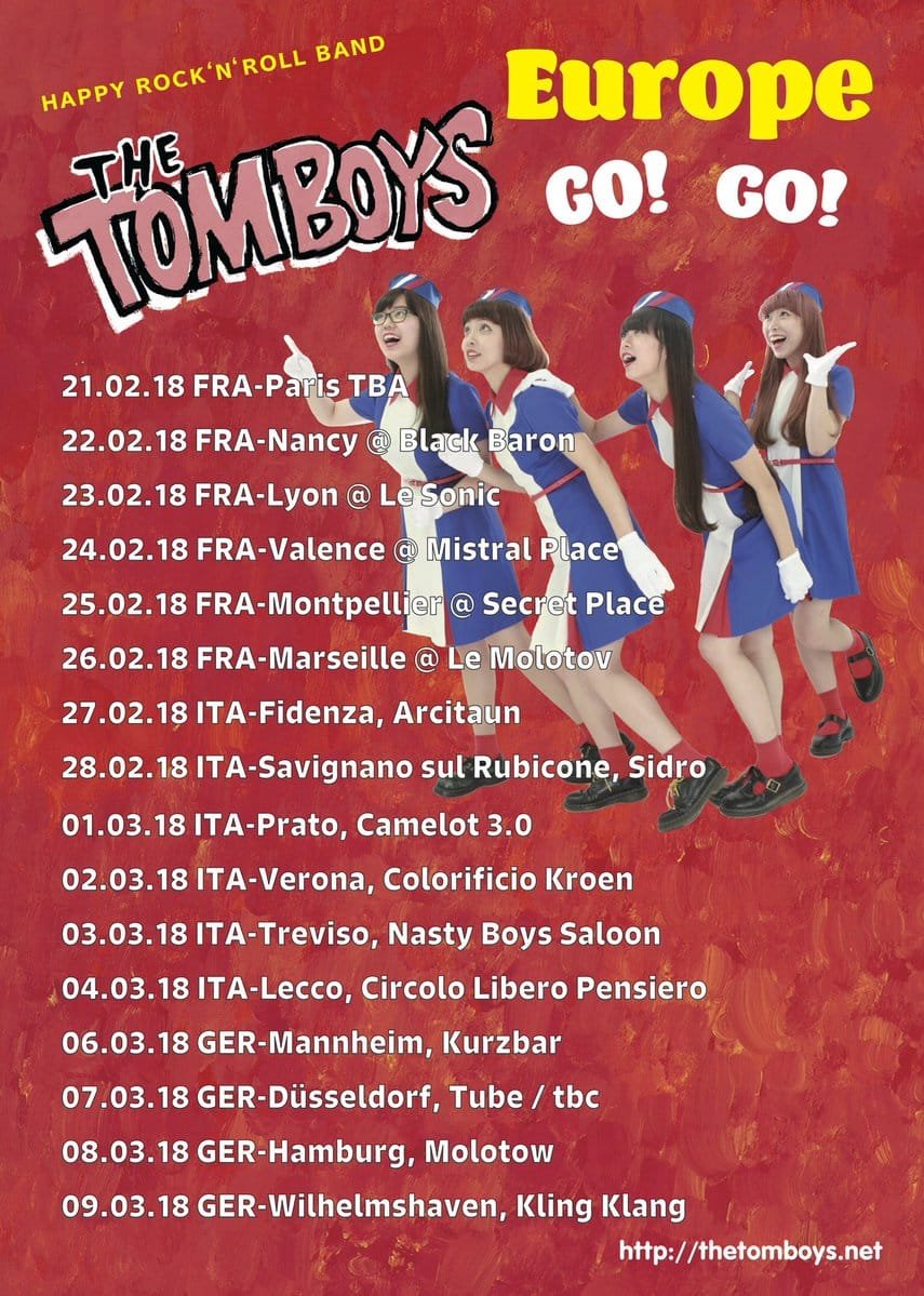 THE TOMBOYS announce first European tour - AVO Magazine – One click ...