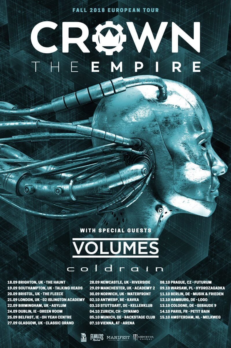 coldrain to tour Europe as special guest of Crown The Empire - AVO ...