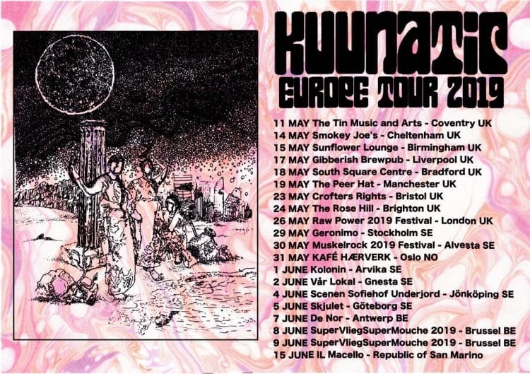 KUUNATIC share dates European Tour 2019 - AVO Magazine – One click ...