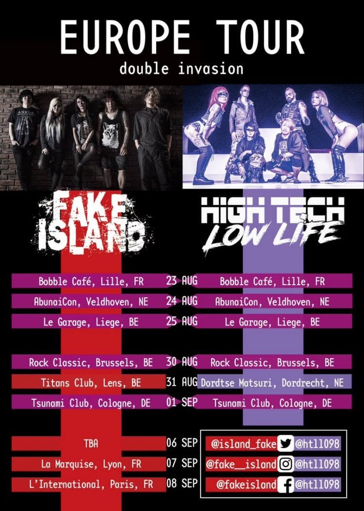 FAKE ISLAND and HighTechLowLife will tour together during European tour ...