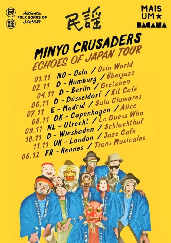 Minyo Crusaders to tour Europe for the first time - AVO Magazine – One ...