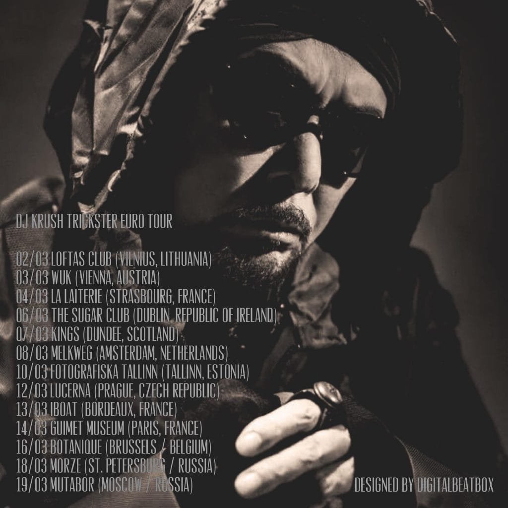 DJ KRUSH announces European tour 2020 - AVO Magazine – One click closer ...