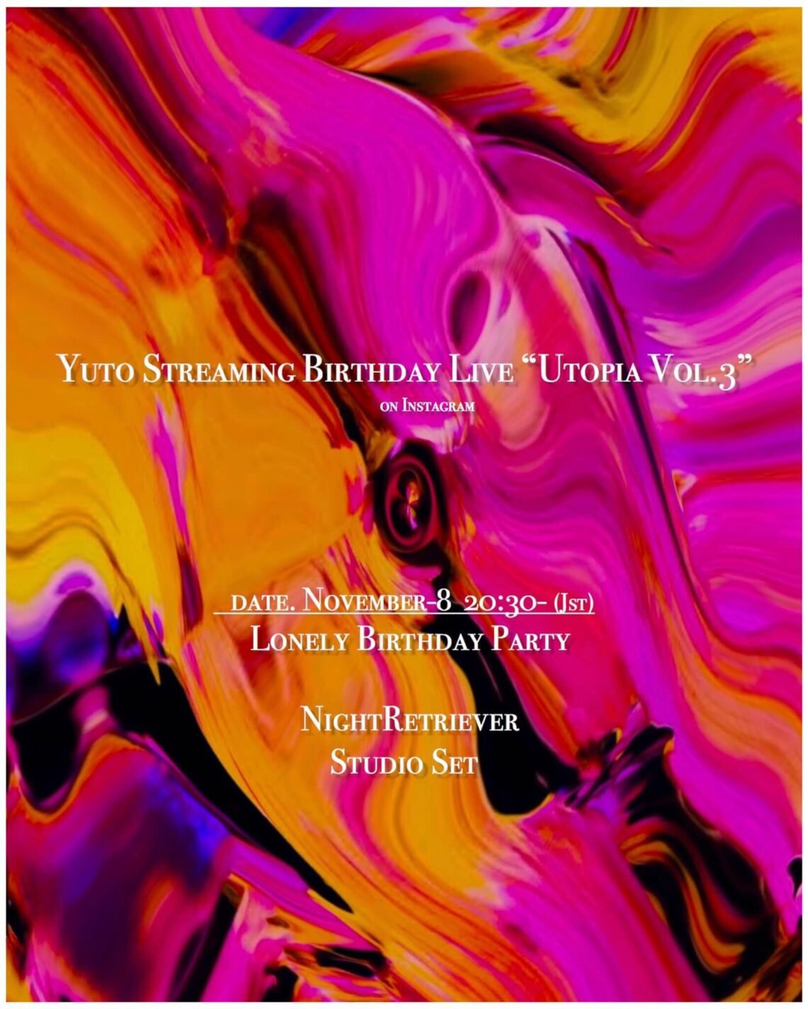 Yuto (NightRetriever, ZIZ) will celebrate his ‘Lonely Birthday Party ...