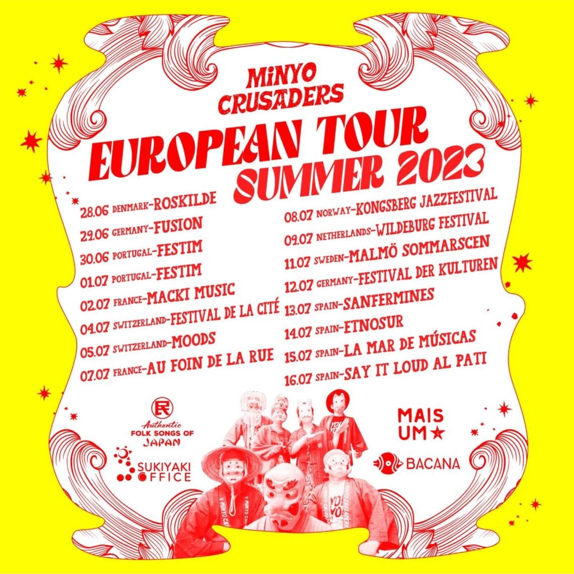 Minyo Crusaders on tour through Europe for third time - AVO Magazine ...